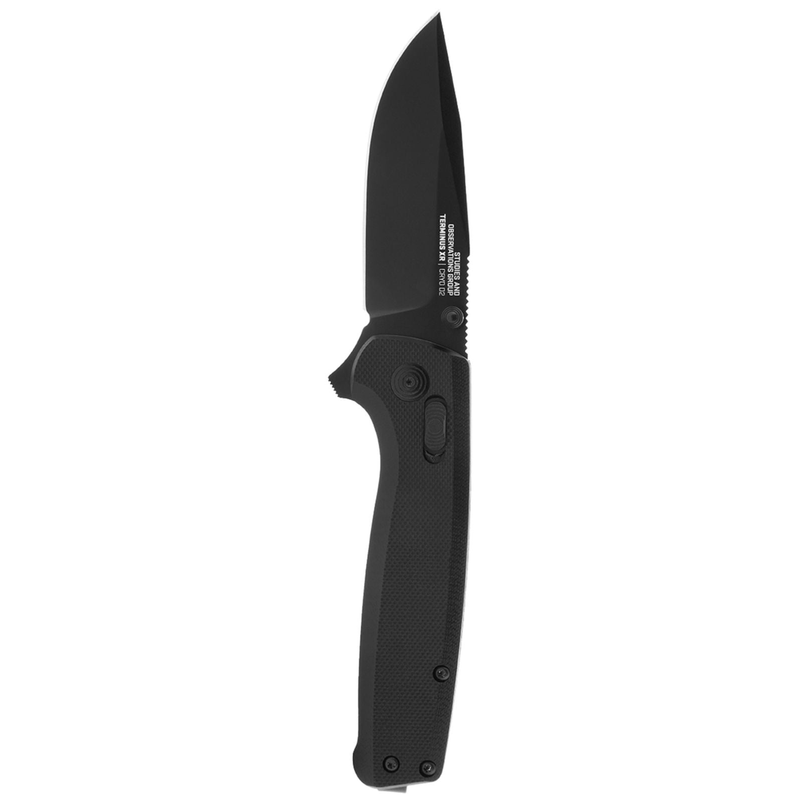 SOG Terminus XR G10 Black TiNi – Texas Fowlers