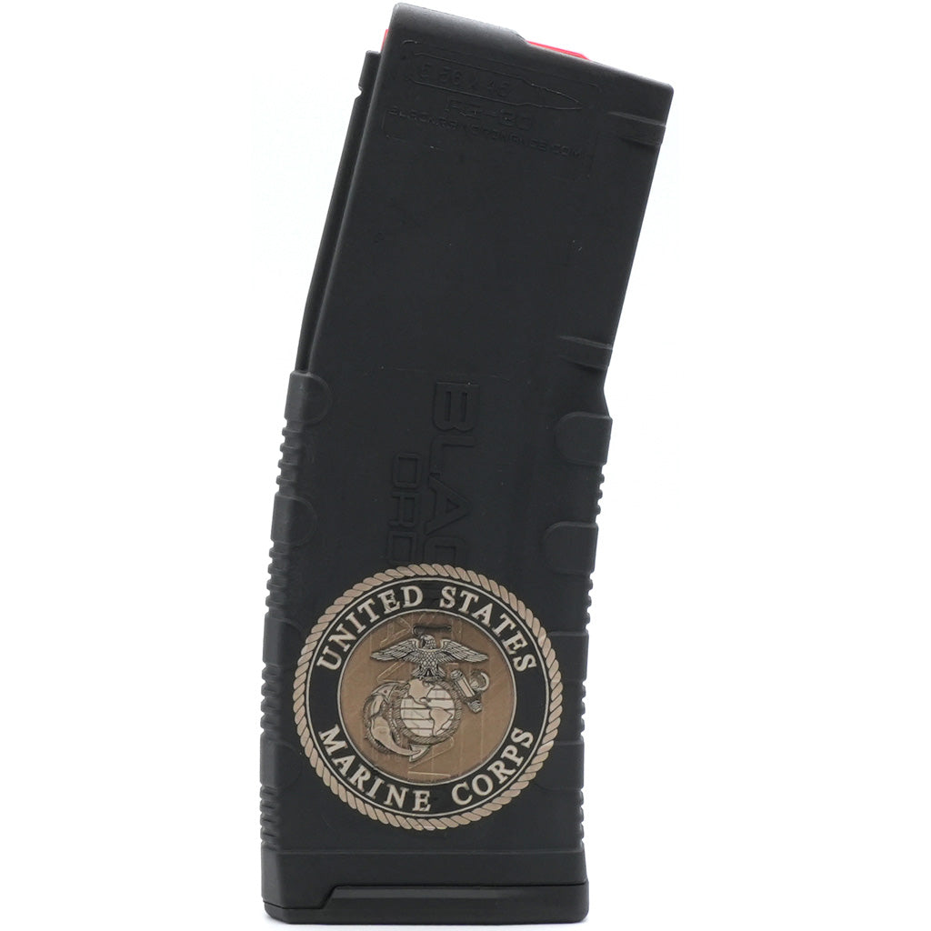 Black Rain Ordnance Lasered Ar15 Magazine Us Marine Corps Seal 30 Rd ...