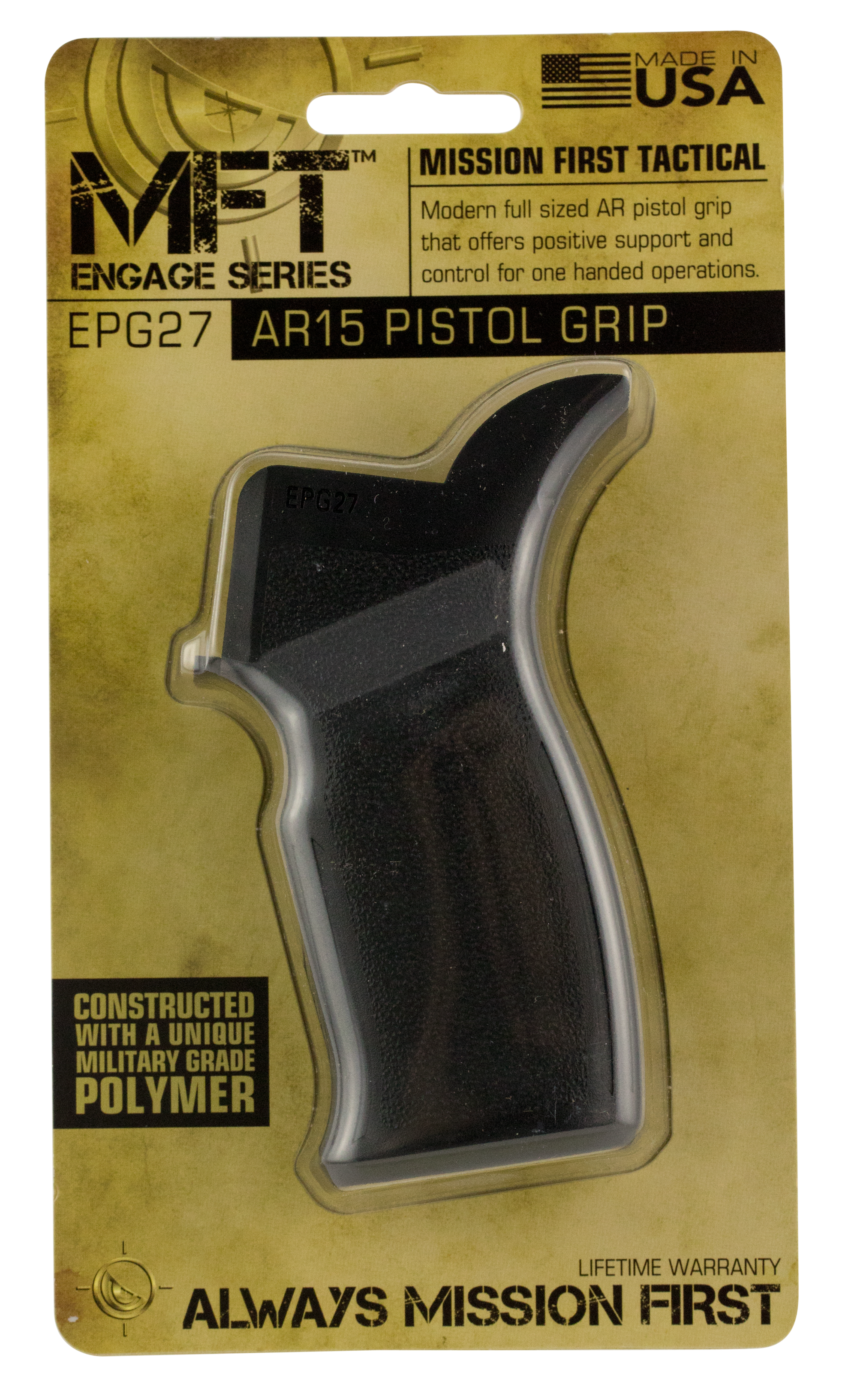 Mft Engage Ar15/m16 Enhanced - Pistol Grip W/finger Grooves – Texas Fowlers
