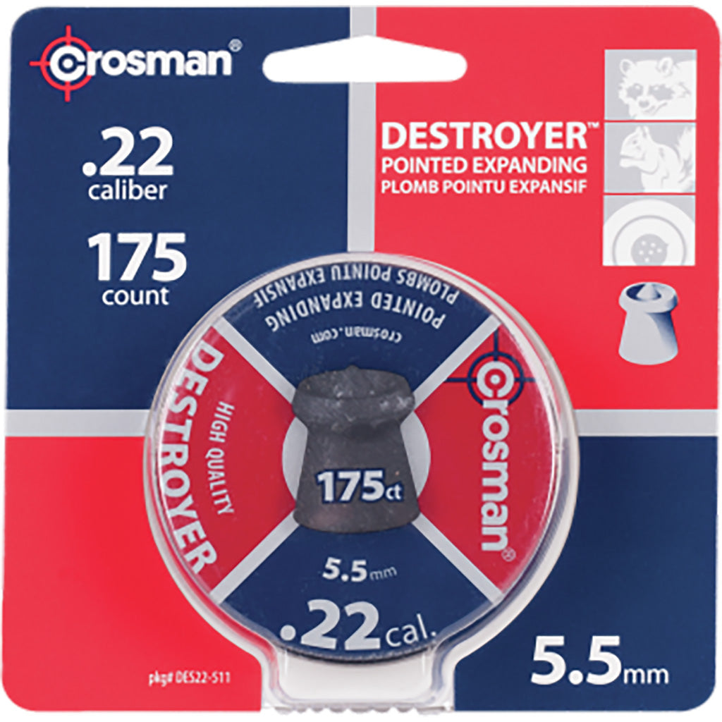 Crosman Destroyer Pellets .22 Cal 175 Ct. – Texas Fowlers