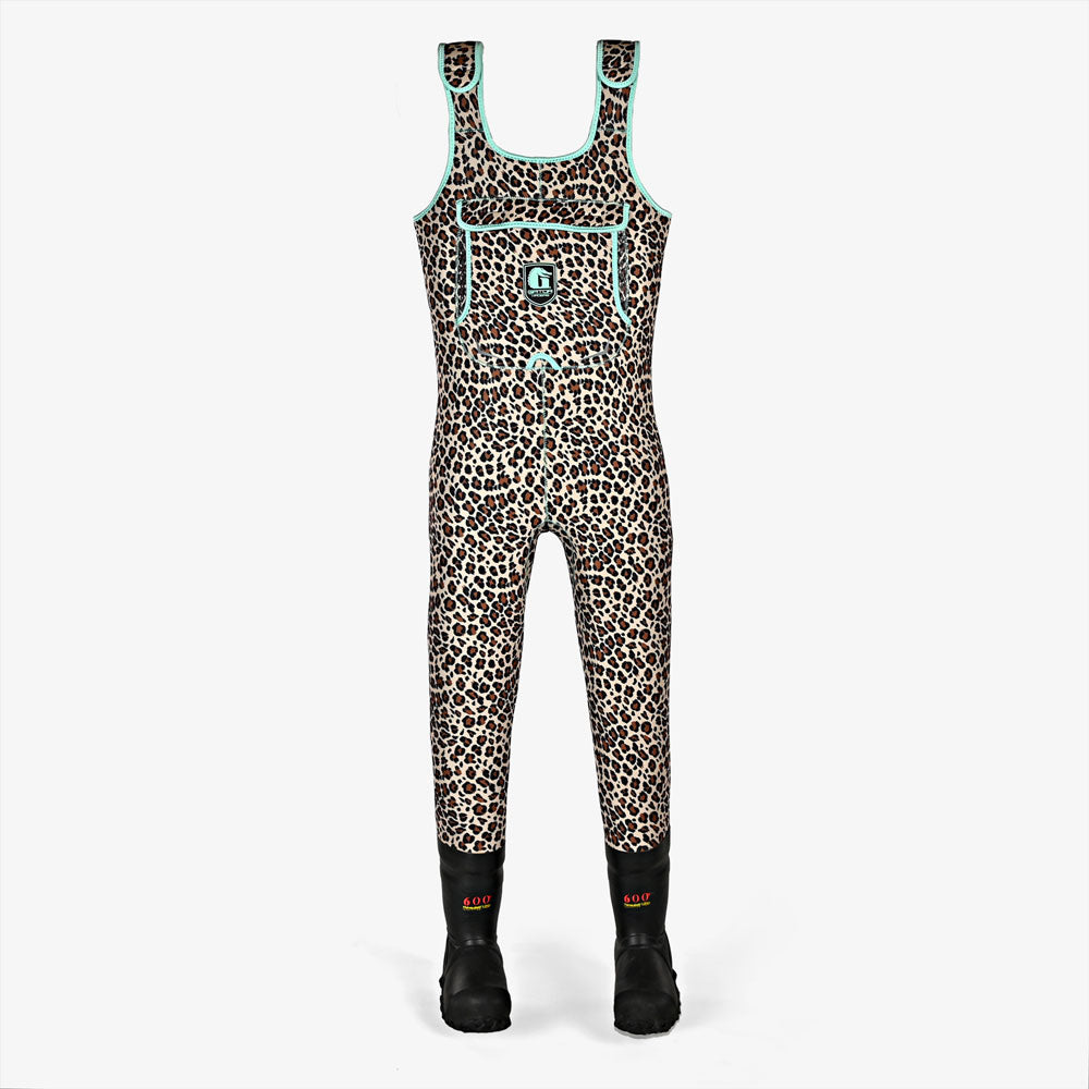 Gator Waders Women's Retro Neoprene Chest Waders – Leopard Print ...