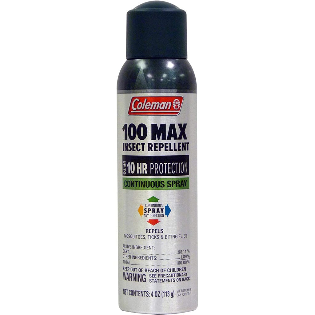 Coleman Max Insect Repellent 4oz - 100% Deet - Continuous Spray – Texas ...