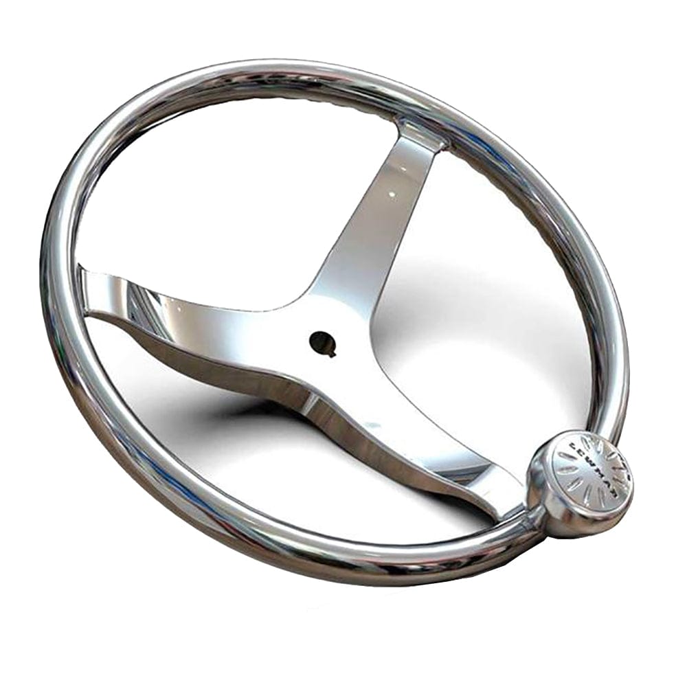 Lewmar 3 Spoke 13.5" Steering Wheel w/Power-Grip Knob – Texas Fowlers