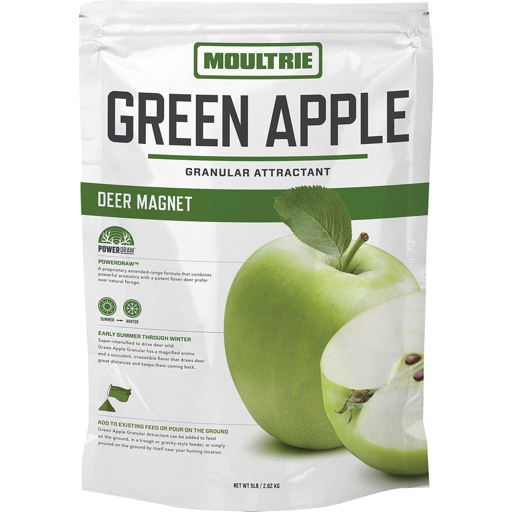 Moultrie Deer Magnet Attractant Granular Green Apple 6 Lb. – Texas Fowlers