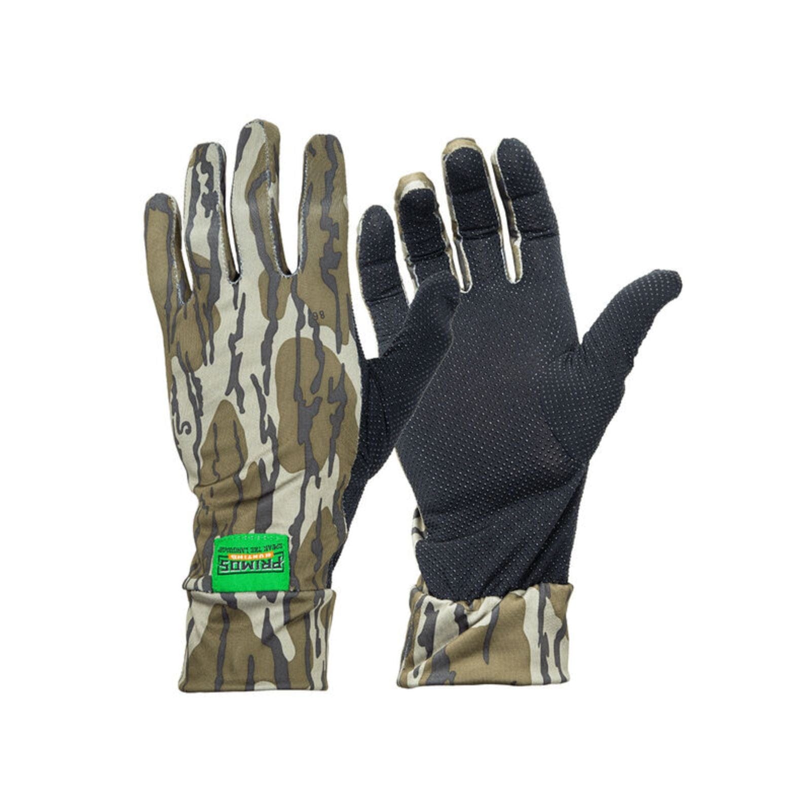 Primos Stretch-Fit Camo Gloves Mossy Oak Bottomland Camo – Texas Fowlers
