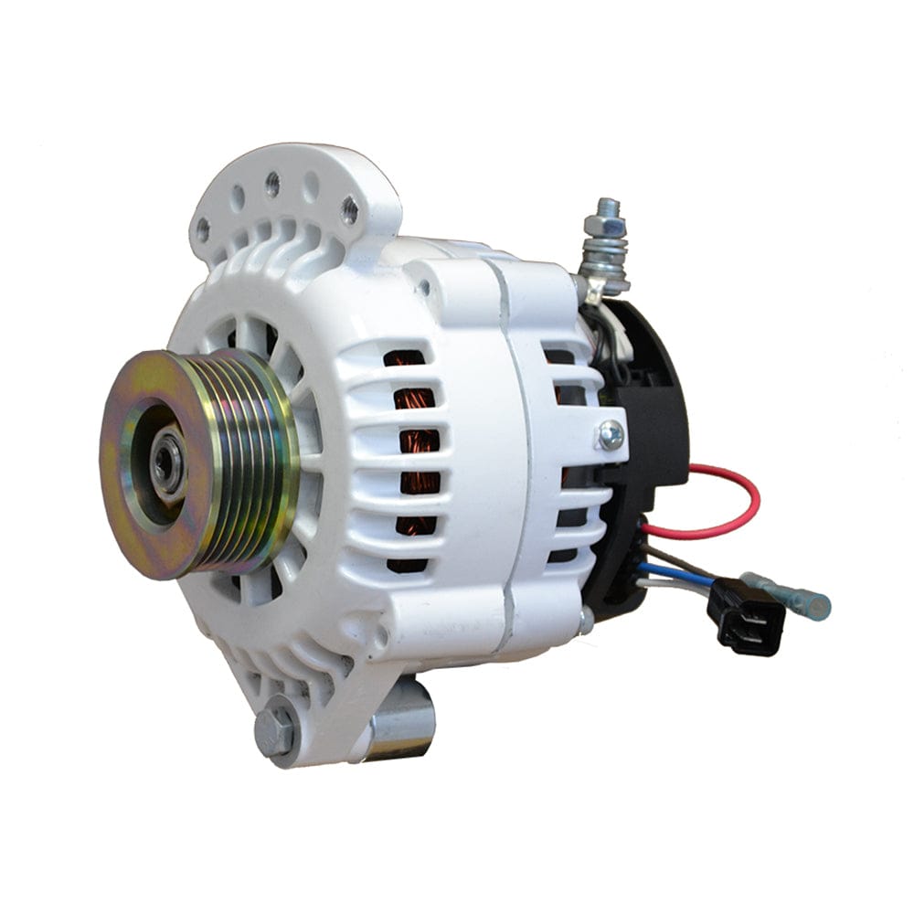 Balmar Alternator 120 Amp 12V 1-2" Single Foot Single K6 Pulley w/Isol ...