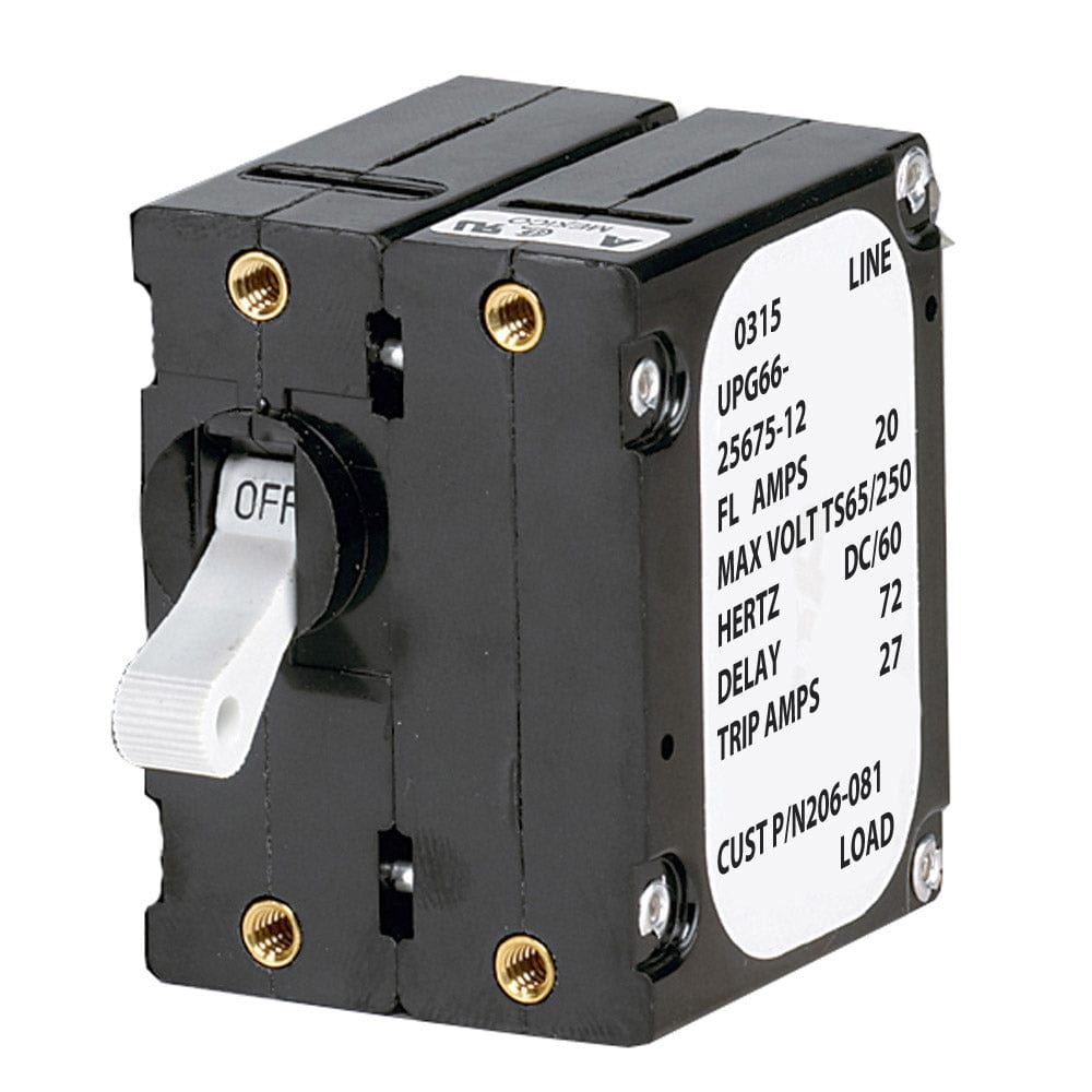 Paneltronics 'A' Frame Magnetic Circuit Breaker - 40 Amps - Double Pol ...