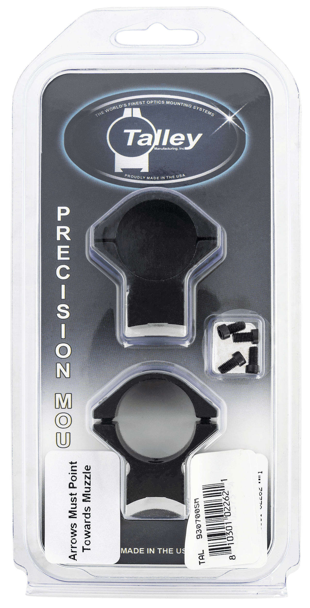 Talley Scope Ring Set, Tal 930700sm 1" Model 700 (low) (short Action 2 ...