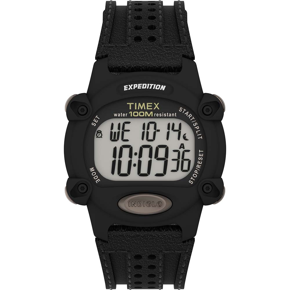Timex Expedition Chrono 39mm Watch - Black Leather Strap – Texas Fowlers