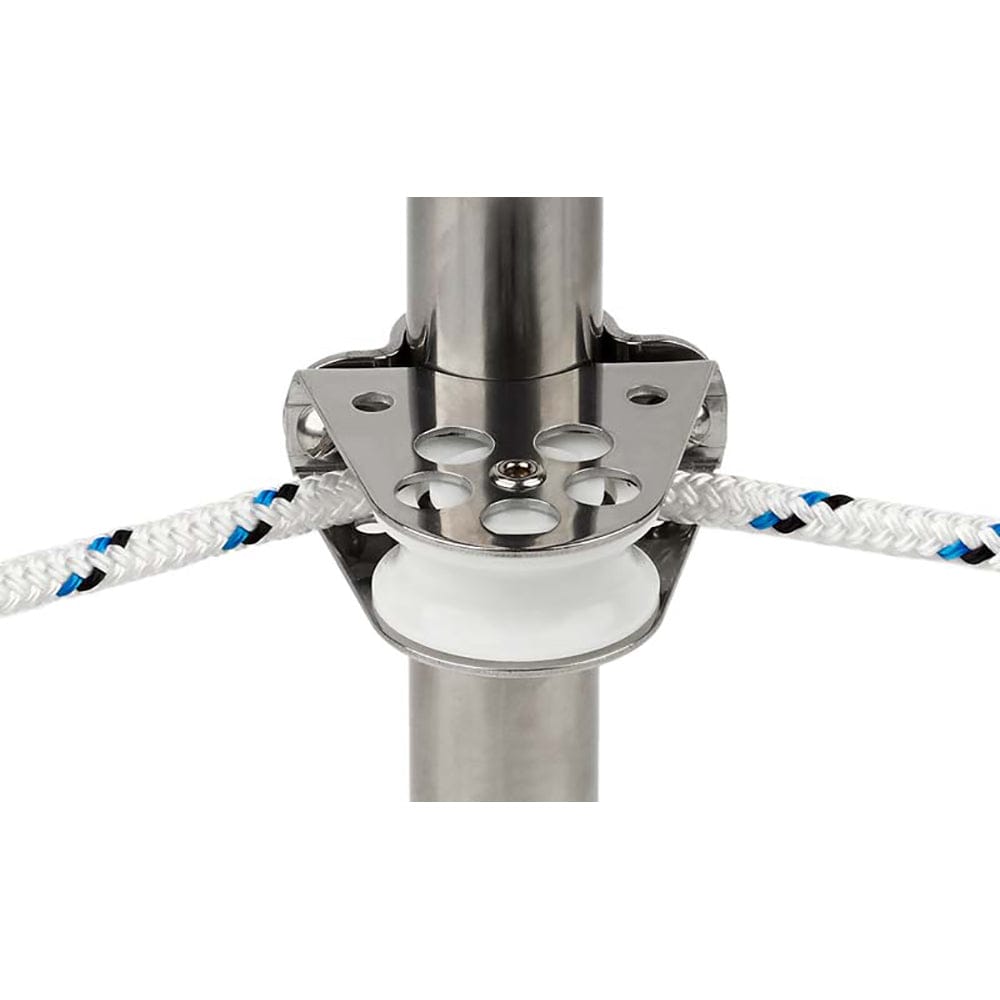 Schaefer Clamp-On Furling Line Stanchion Lead Block - 1" Ball Bearing ...