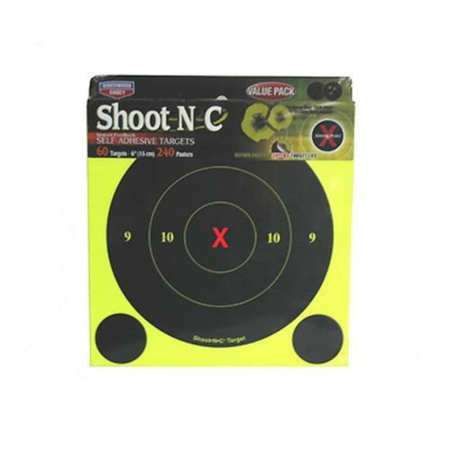 Birchwood Casey SNC 6 inch Round X Bull Targets 60 Pack – Texas Fowlers